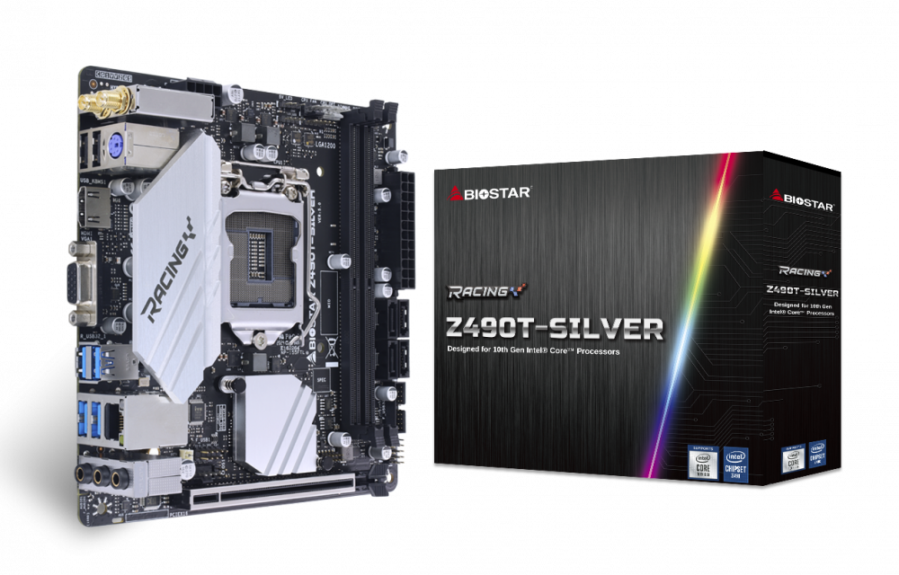 BIOSTAR ANNOUNCES THE RACING Z490 SILVER SERIES MOTHERBOARDS